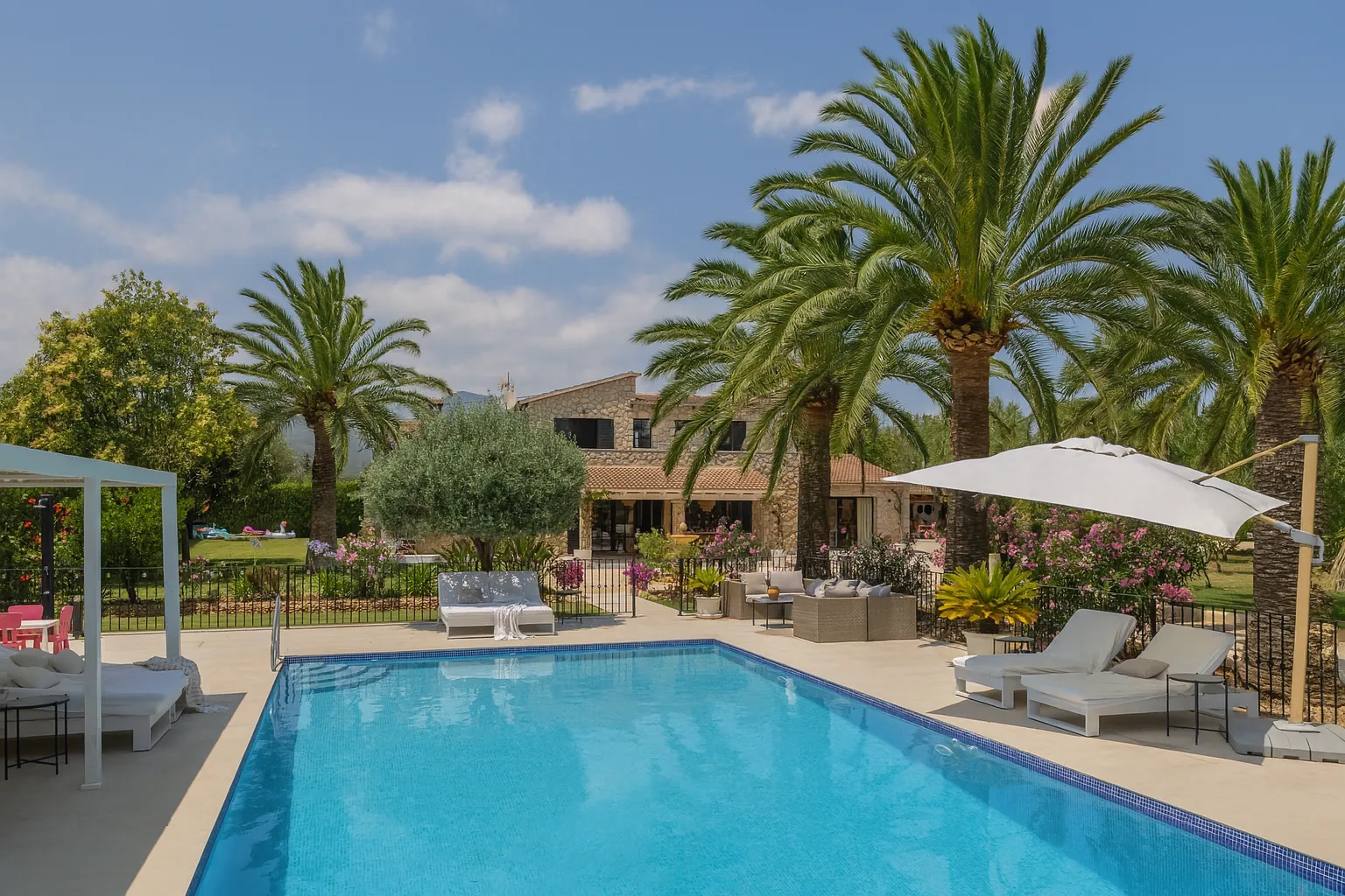 Contemporary country living with panoramic views – Elegant Finca near ...